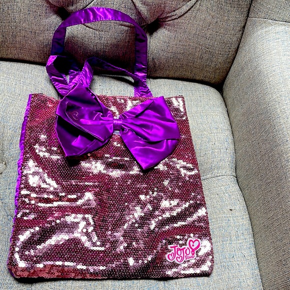 JoJo Siwa | Accessories | Jojo Siwa Sequin Bow Tote Bag | Poshmark
